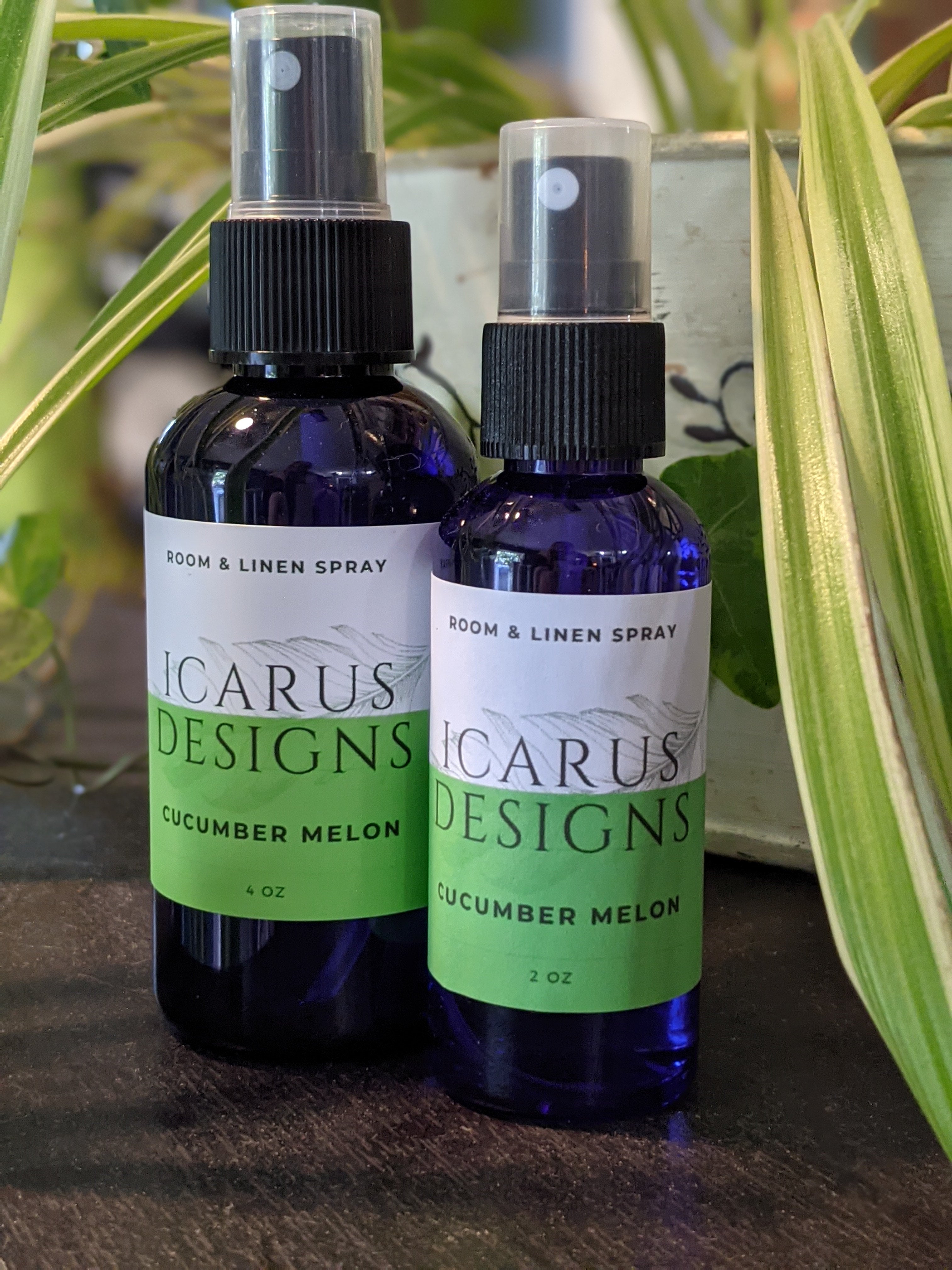 Cucumber Melon Room & Linen Spray | Icarus Designs Co